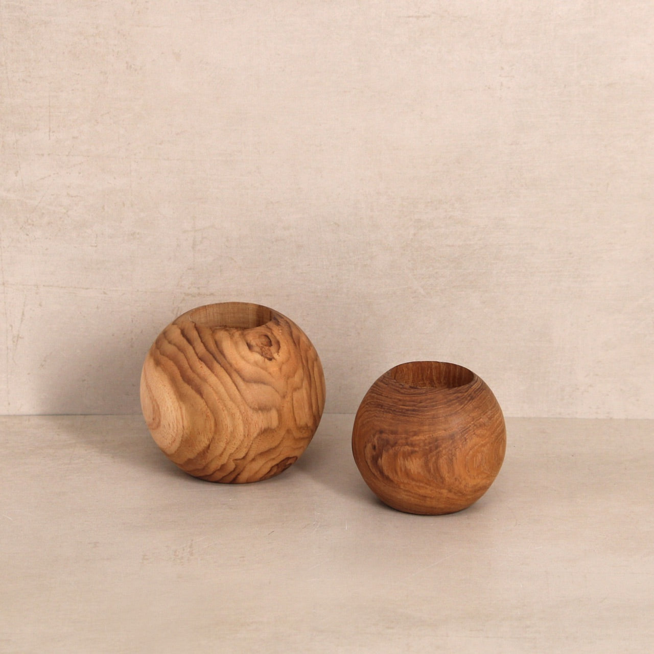 Veda Wood Tealight Holder