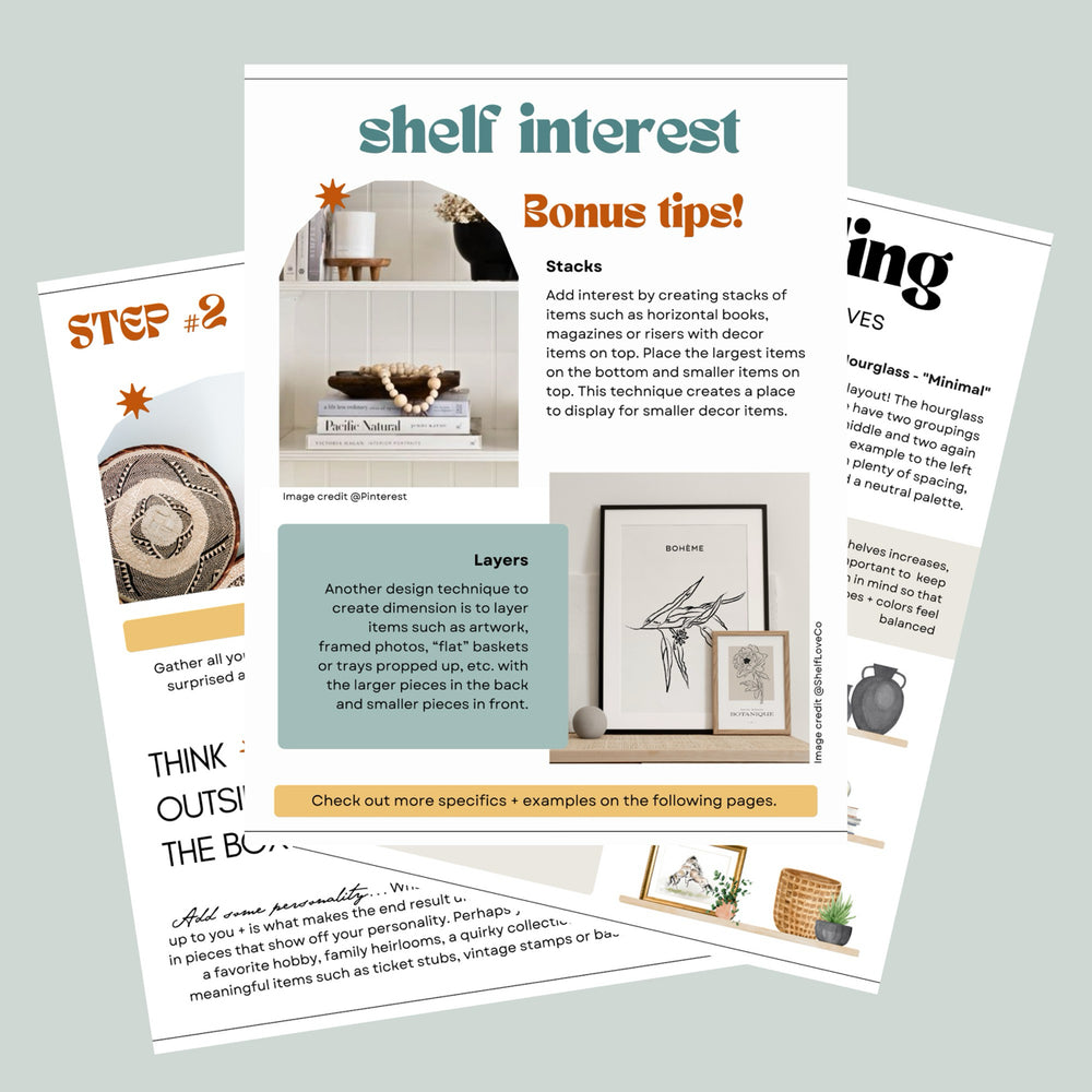 Shelf Styling Guide