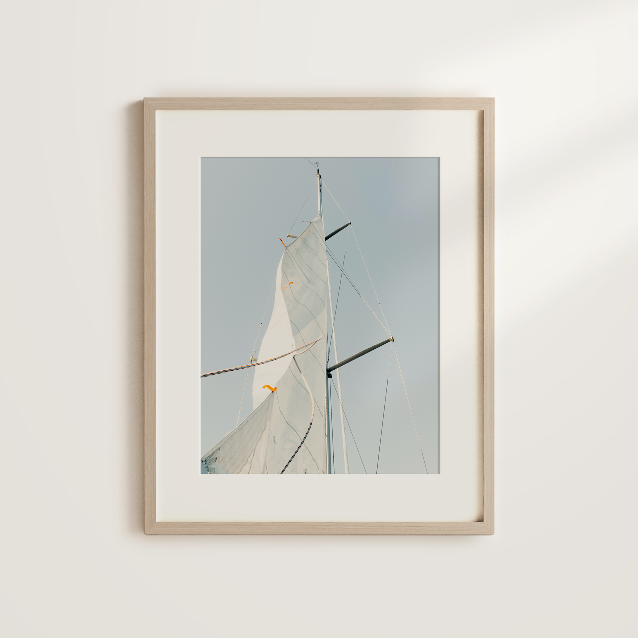 Sail Art Print – Minimalist Coastal Wall Art